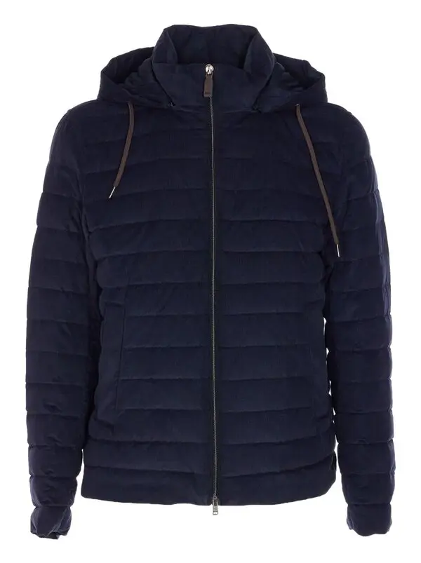 Herno Short Down Jacket - Blue