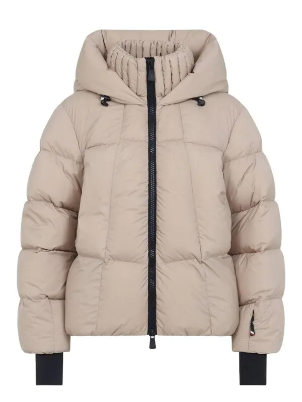 Moncler Bonnieure Short Down Jacket - Beige