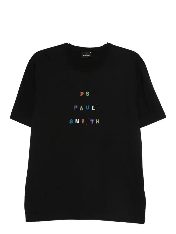 Paul Smith Logo Cotton T-shirt - Black