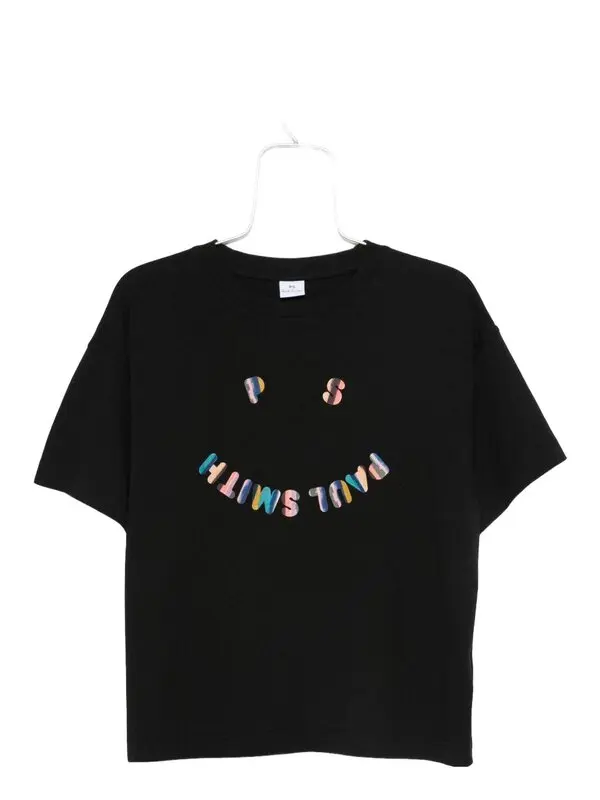 Paul Smith Happy Cotton T-shirt - Black