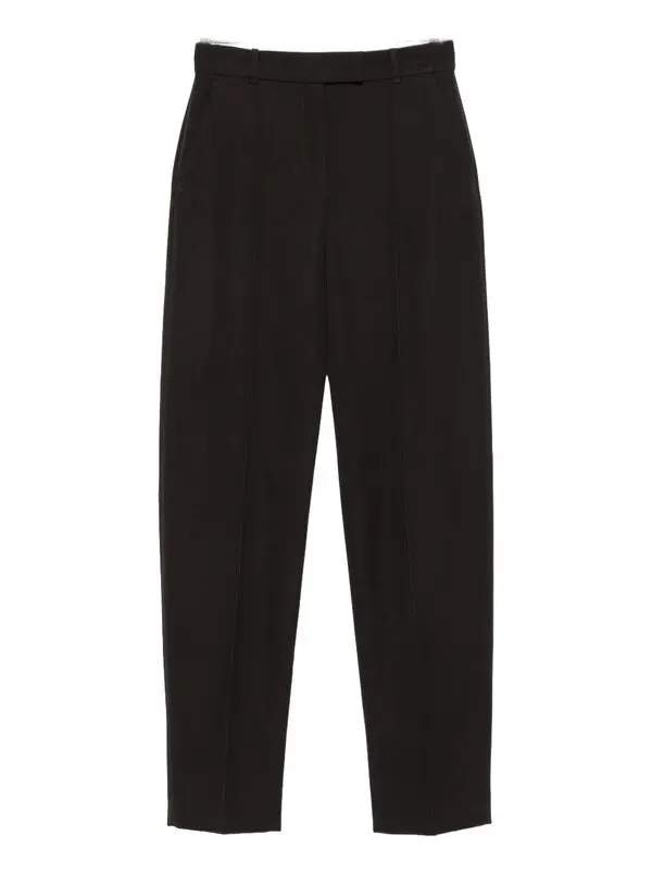 Alexander McQueen Wool Trousers - Brown
