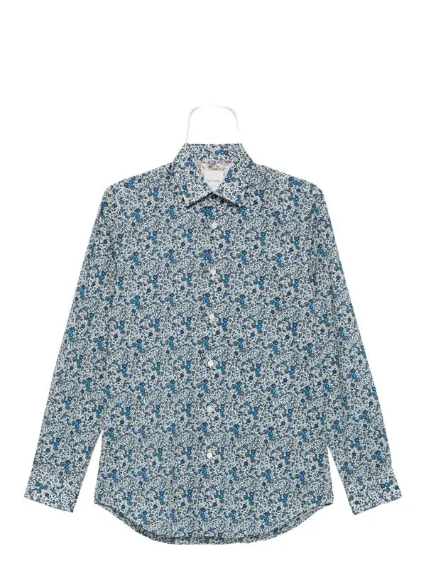 Paul Smith Printed Shirt - Sky Blue