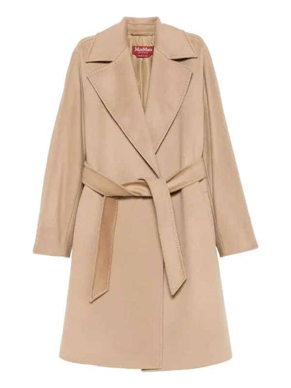 Max Mara Wool Midi Coat - Beige