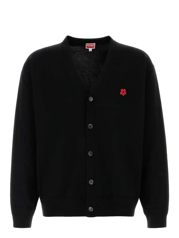 Kenzo Wool Cardigan - Black