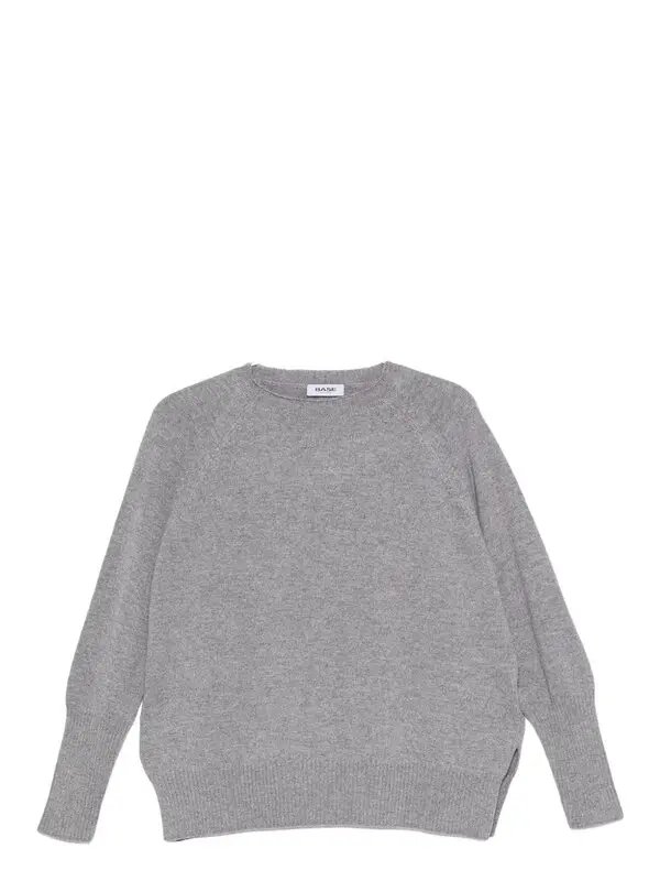 BASE Wool Crewneck Sweater - Grey