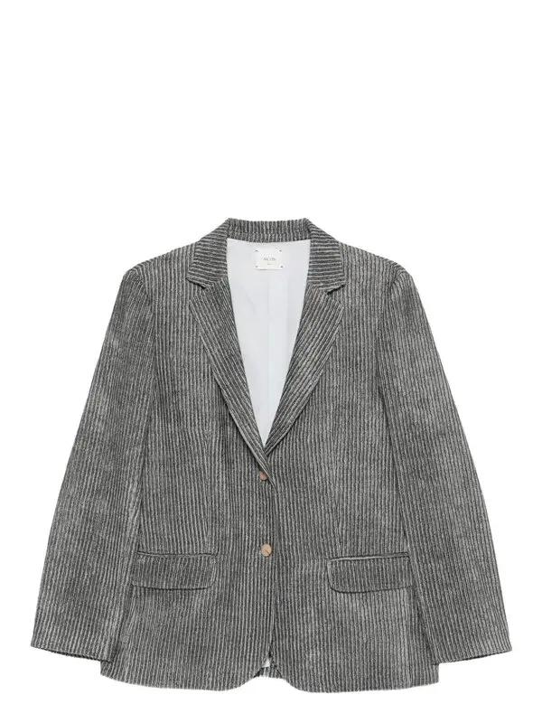 ALYSI Single-breasted Jacket - Grey