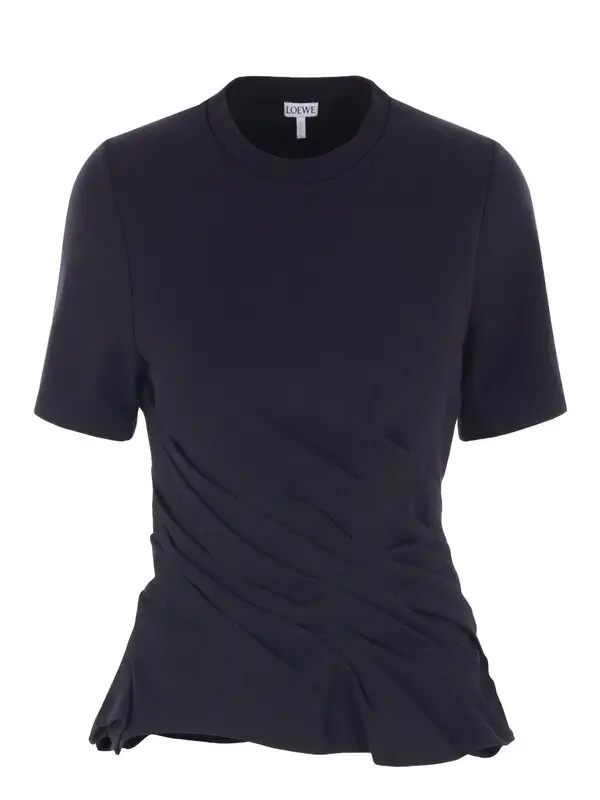 Loewe Cotton Blend T-shirt - Black