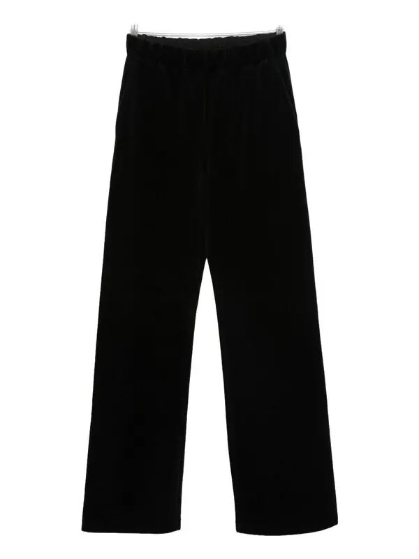 GOLDEN GOOSE Cotton Wide-leg Trousers - Black