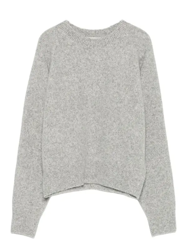 DUNST Wool Crewneck Sweater - Grey