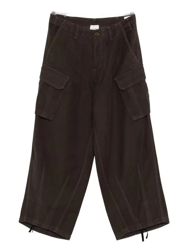 ALYSI Cargo Trousers - Brown