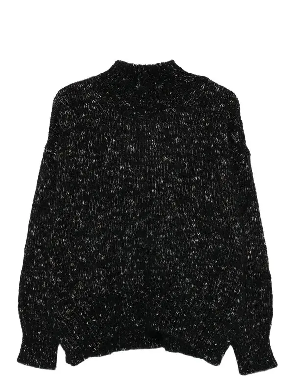 ALYSI Turtleneck Sweater - Black