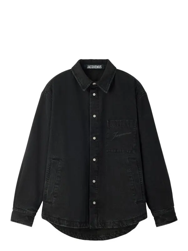 Jacquemus La Chemise Boulanger Shirt - Black