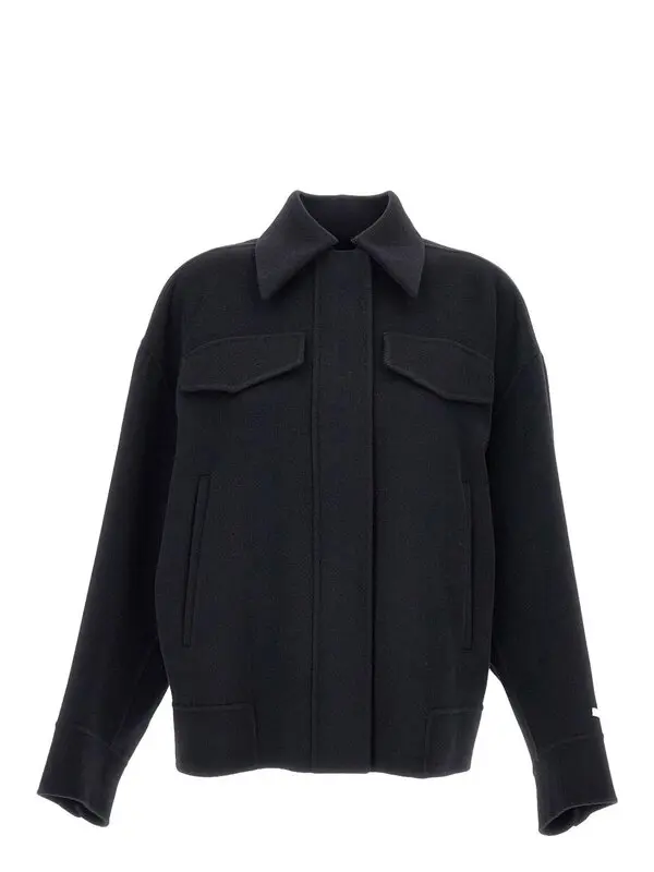 Sportmax Wool Short Coat - Black