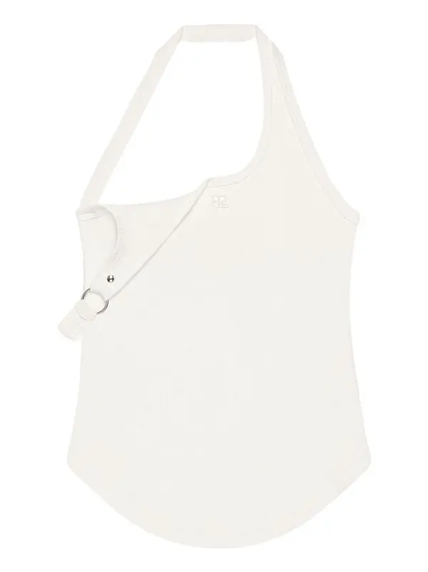 COURREGES 90's Buckle Tank Top - White