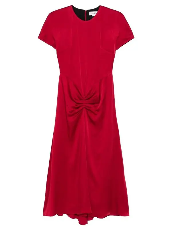 Victoria Beckham Midi Dress - Red