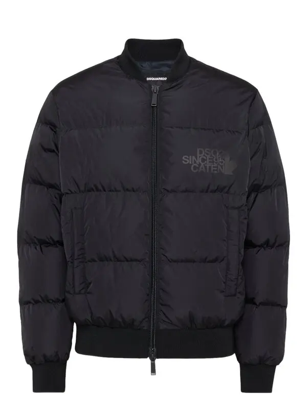 Dsquared2 Jacket With Logo - Black