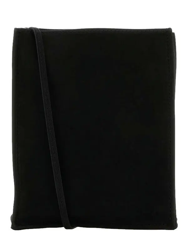 THE ROW Small Leather Tote Bag - Black