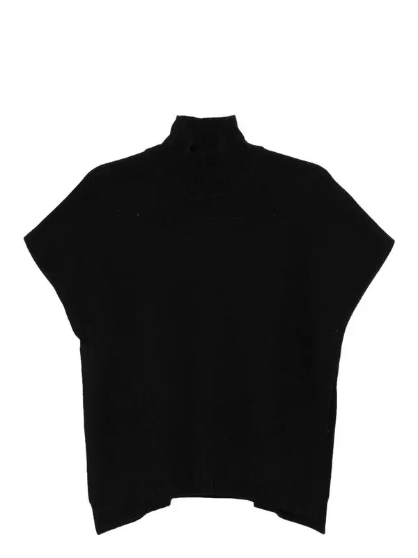 Ermanno Scervino Wool Turtle-neck Sweater - Black