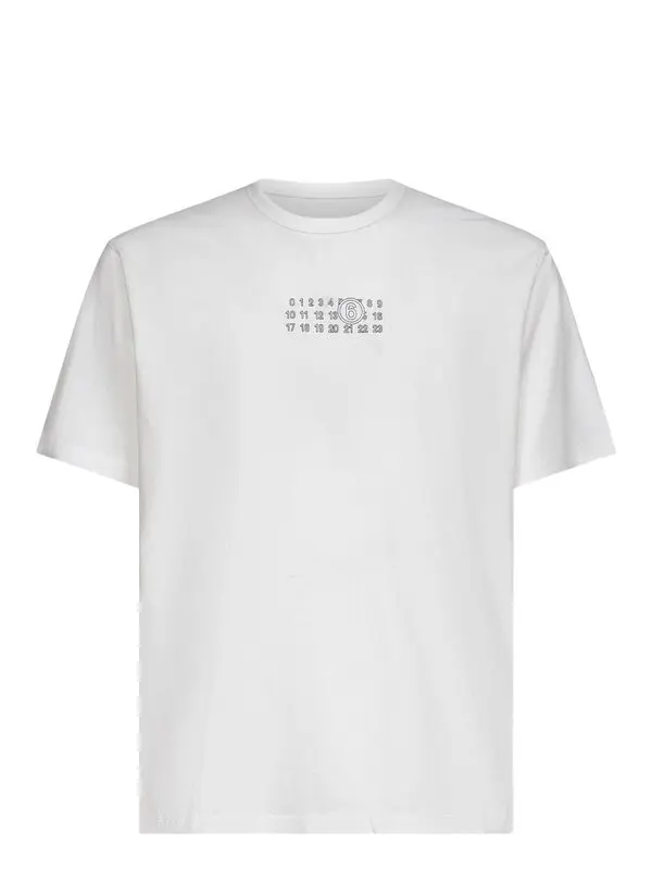 MAISON MARGIELA Logo Cotton T-shirt - White