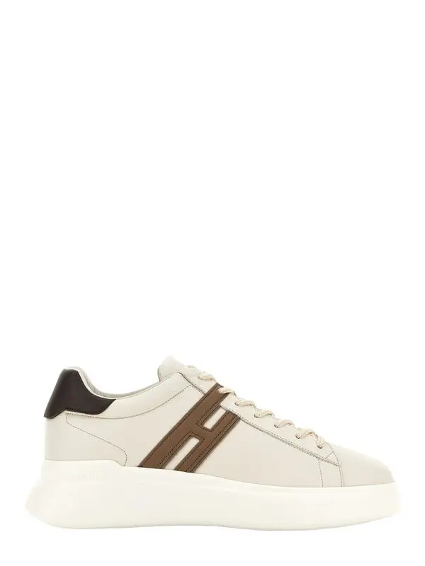 Hogan H580 Leather Sneakers - White