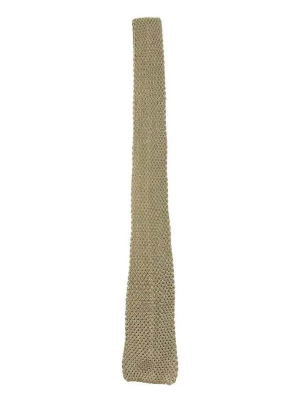 FORTE_FORTE Knitted Neck Tie - Green
