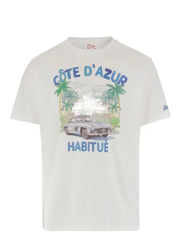 MC2 SAINT BARTH T-shirt With Print - White
