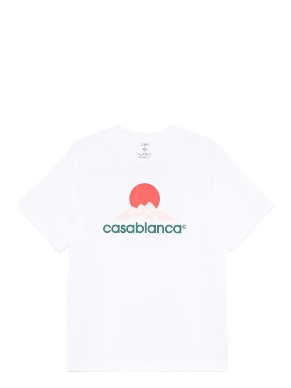 Casablanca Cotton T-shirt - White
