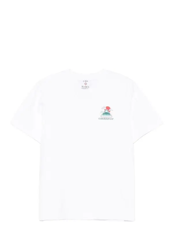 Casablanca Cotton T-shirt - White