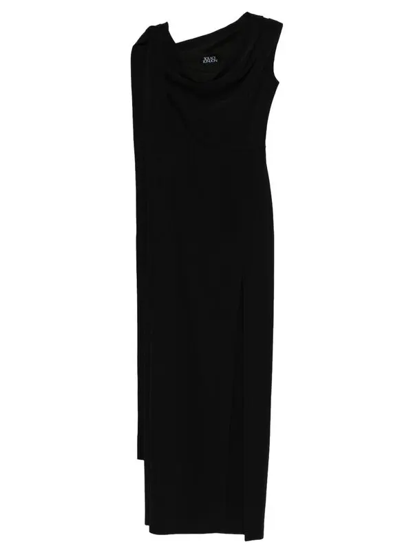 Solace London Irina Midi Dress - Black
