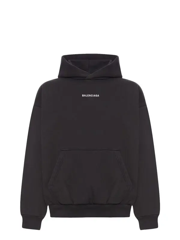 Balenciaga Sweatshirt With Logo - Black