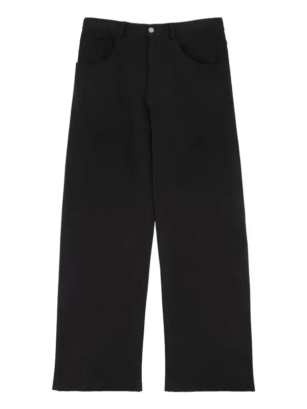 MAISON MARGIELA Cotton Trousers - Black