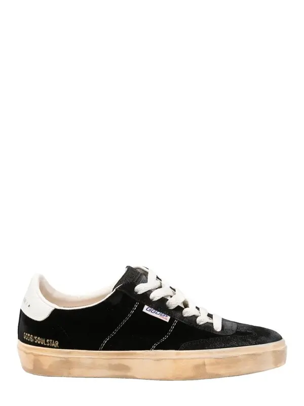 GOLDEN GOOSE Soul-star Suede Sneakers - Black