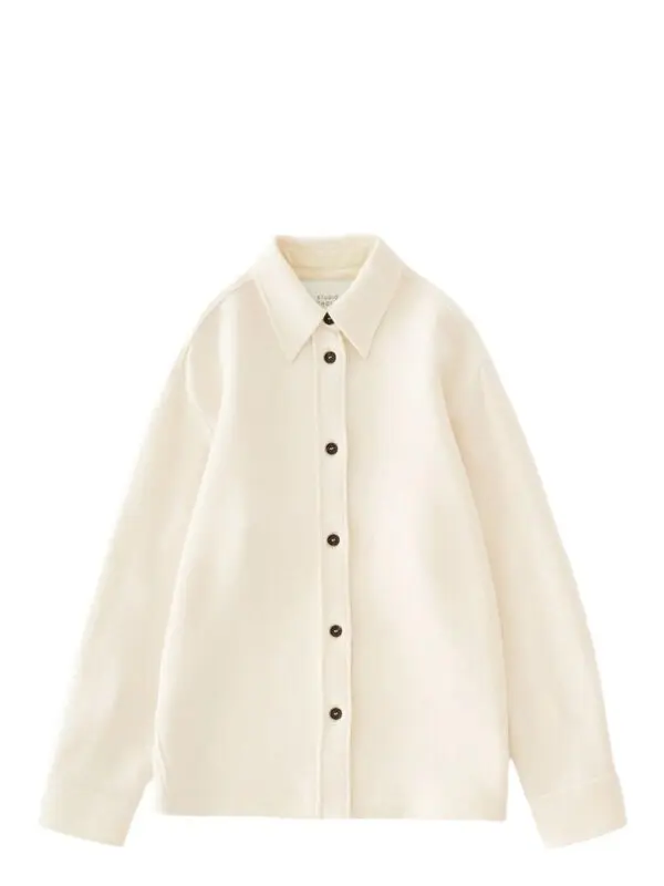 Studio Nicholson Wool Overshirt - White