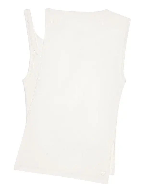 COURREGES 90's Cotton Top - White