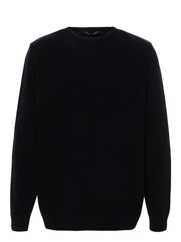 Barbour Round Neck Wool Sweater - Blue