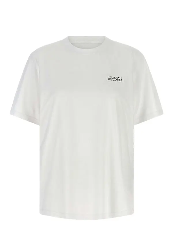 MAISON MARGIELA Logo Cotton T-shirt - White