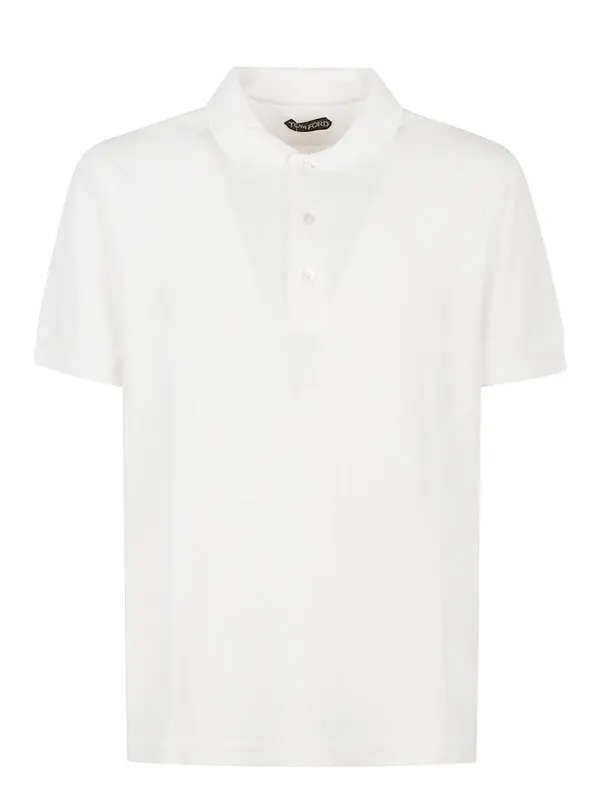 TOM FORD Piquet Polo - White