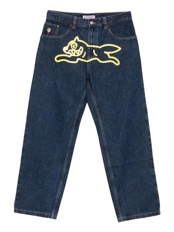 ICECREAM Running Dog Denim Jeans - Blue