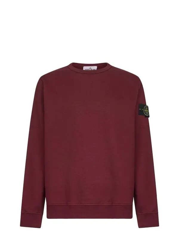Stone Island Cotton Sweatshirt - Red