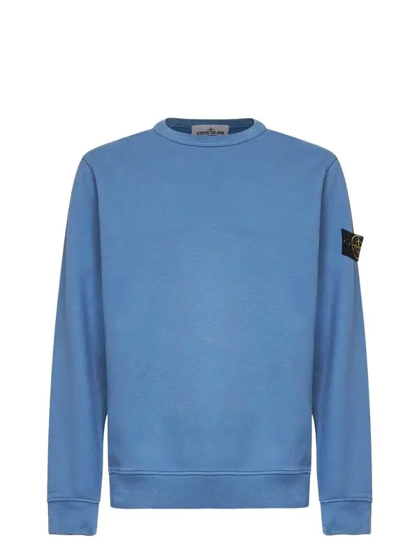Stone Island Cotton Sweatshirt - Blue