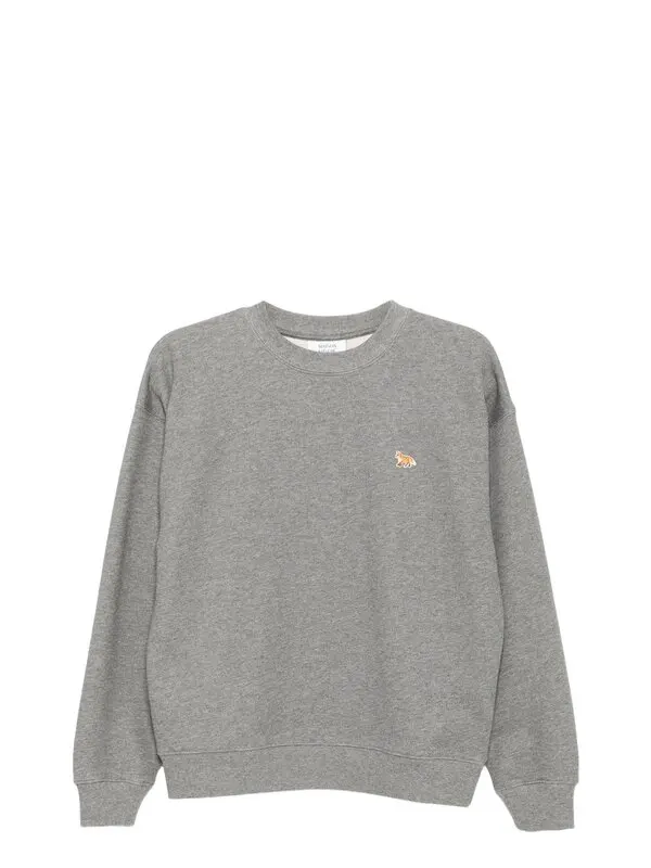 Maison Kitsuné Baby Fox Cotton Sweatshirt - Grey