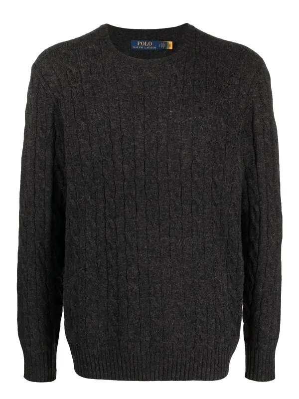 Polo Ralph Lauren Cable Knit Sweater - Grey