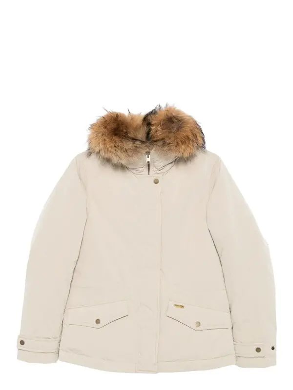 Woolrich Short Down Jacket - Beige