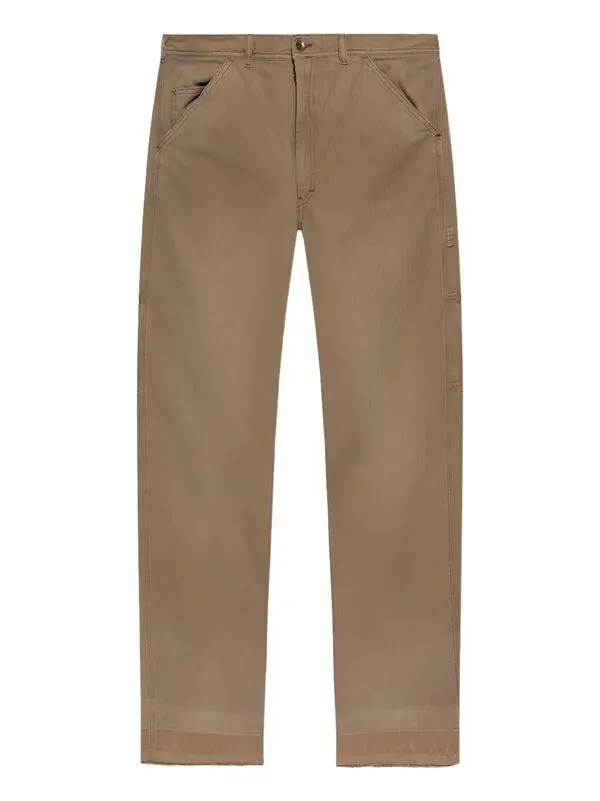 MAISON MARGIELA Cotton Trousers - Beige
