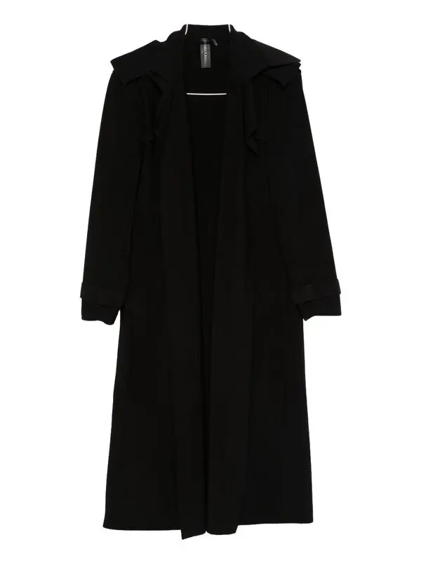 Norma Kamali Oversized Trench Coat - Black