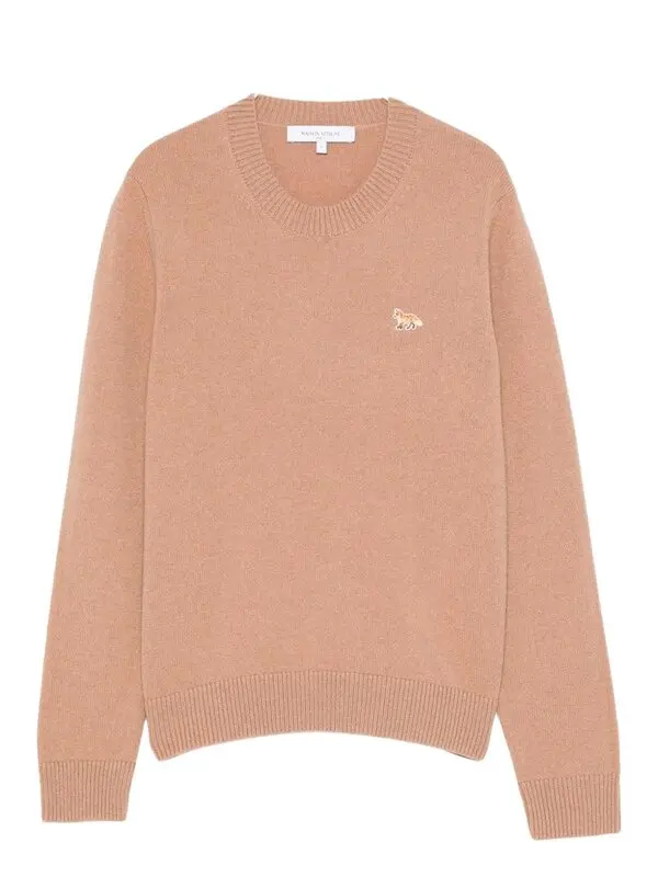 Maison Kitsuné Baby Fox Wool Jumper - Beige