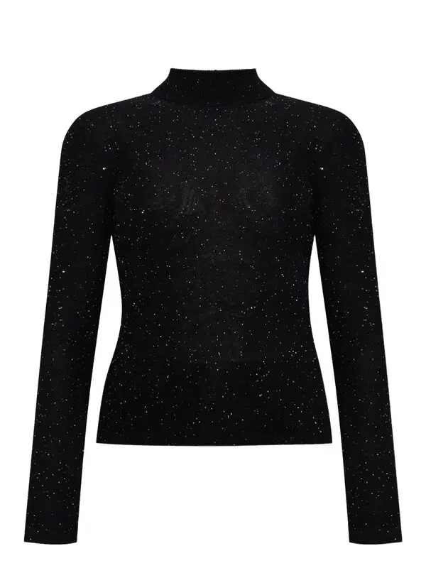 Fabiana Filippi Wool Turtleneck Sweater - Black