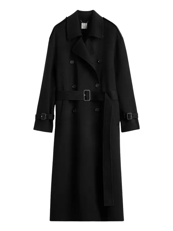 TOTEME Wool Coat - Black