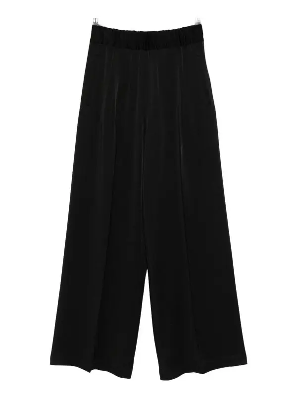 SEMICOUTURE Wide-leg Trousers - Black