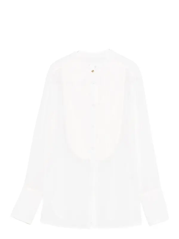 TRAME AUREE Silk Shirt - White